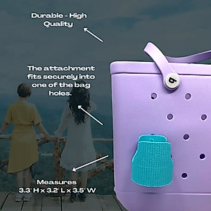 Boglets - Bottle Holder Accessories - Premium Collection - Decorative Accessories & Organizers - Made in USA (Teal)