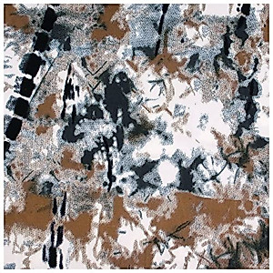 Novia's Choice Women Fashion Summer Fold Over High Waist Maxi Long Pencil Skirt(Graffiti) XXL