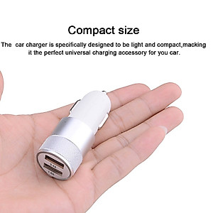 Car Charger,Sicodo 3.4A 2 Pack USB Smart Port Charger Compatible with iPhone 16 15 14 13 12 SE 11 X Pro, Max, Samsung Galaxy S24 S23 S22 S21 S20, Note20 10, LG V60 V50 V40,Google Pixel,iPad Pro