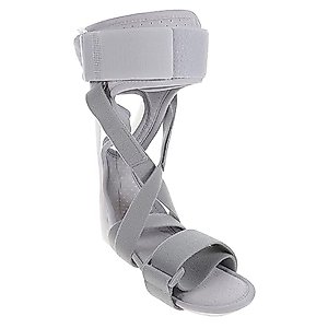 LALAFINA Foot Valgus Immobilizer Leg Brace Ankle Pain Support Moldable Night Splint White Orthotics for Plantar Fasciitis Lightweight Drop Foot Brace Foot Support Home Drop Foot Brace