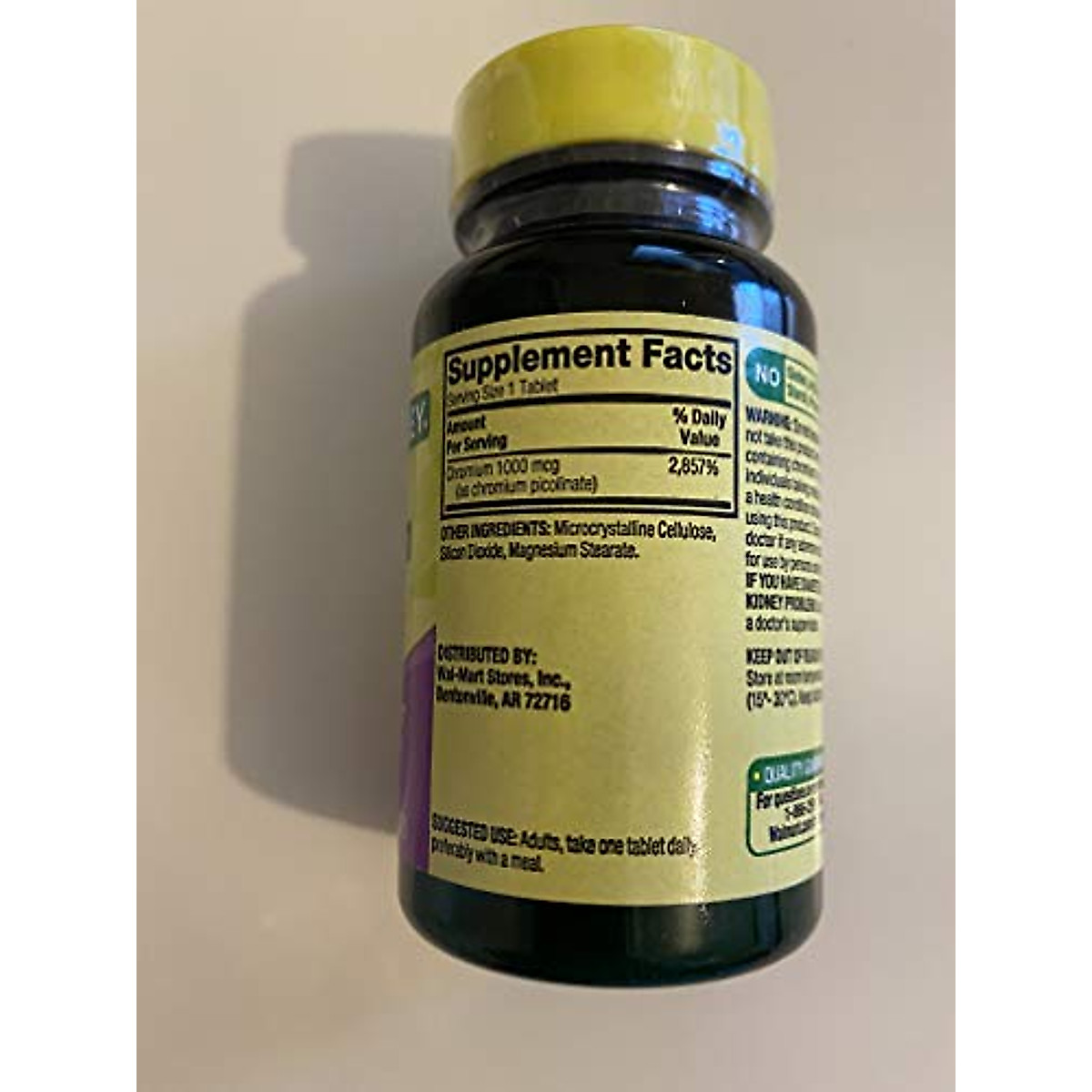 Spring Valley Chromium Tablets, Dietary Supplement, 1000 mcg, 100 Count