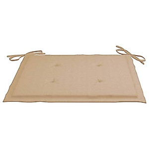 imasay Garden Chair Cushions 6 pcs Beige 19.7"x19.7"x1.2" Fabric