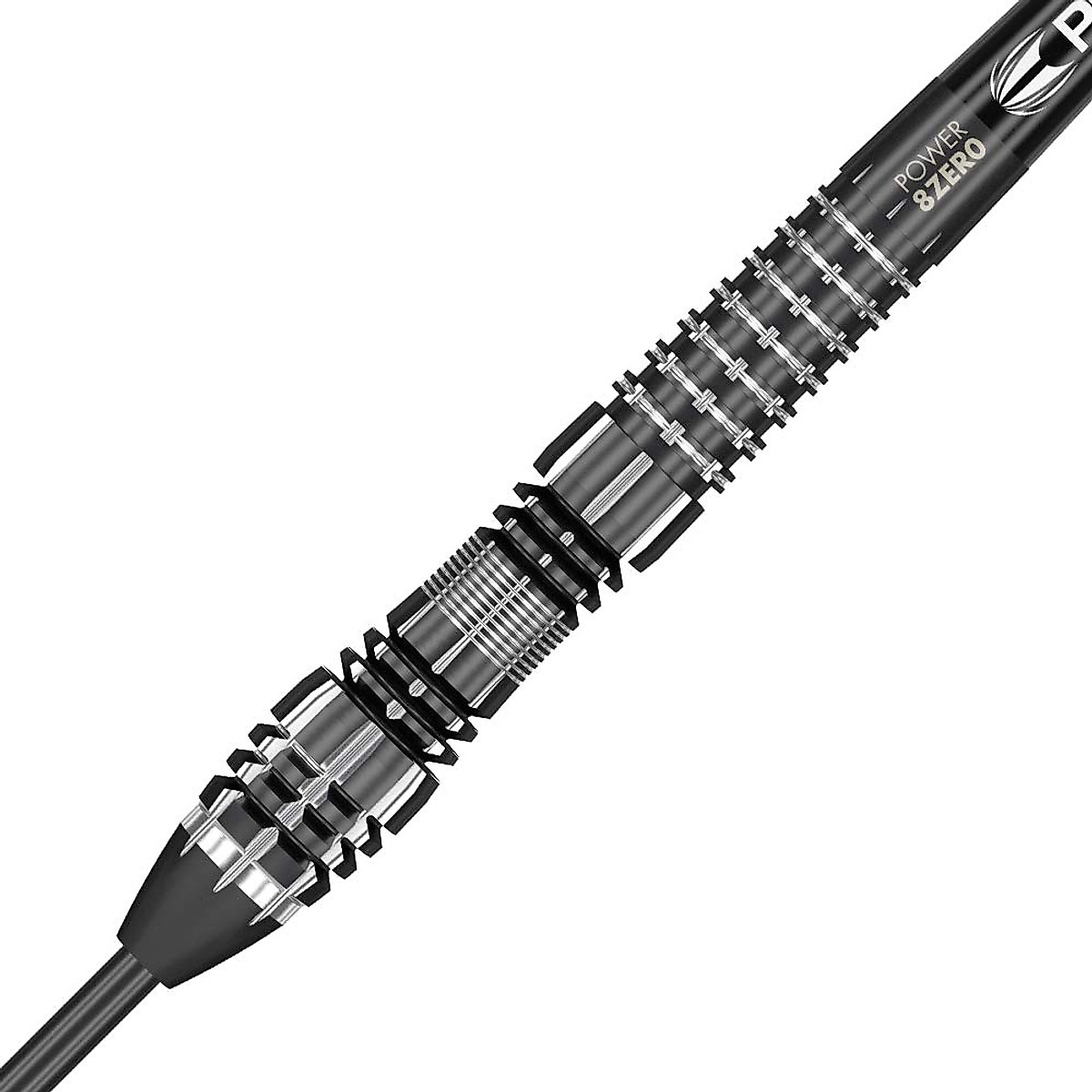 Phil Taylor Power 8-Zero Black P8Z4 23G 80% Tungsten Steel Tip Darts Set