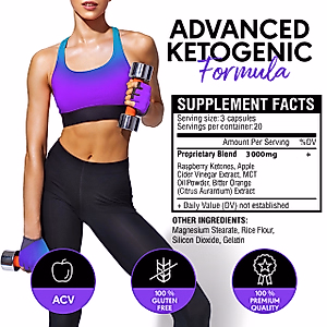 Complete Keto Pills - Keto Fast Exogenous Ketones Supplement for Improved Focus and Stamina - Advanced Weight Management, Energy, and Appetite Support - American Quality - 120 Capsules - Pack of 2