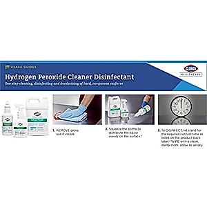 CloroxPro Healthcare Hydrogen Peroxide Cleaner Disinfectant Spray, Healthcare Cleaning and Industrial Cleaning, Clorox Disinfecting Spray, 32 Ounces - 30828