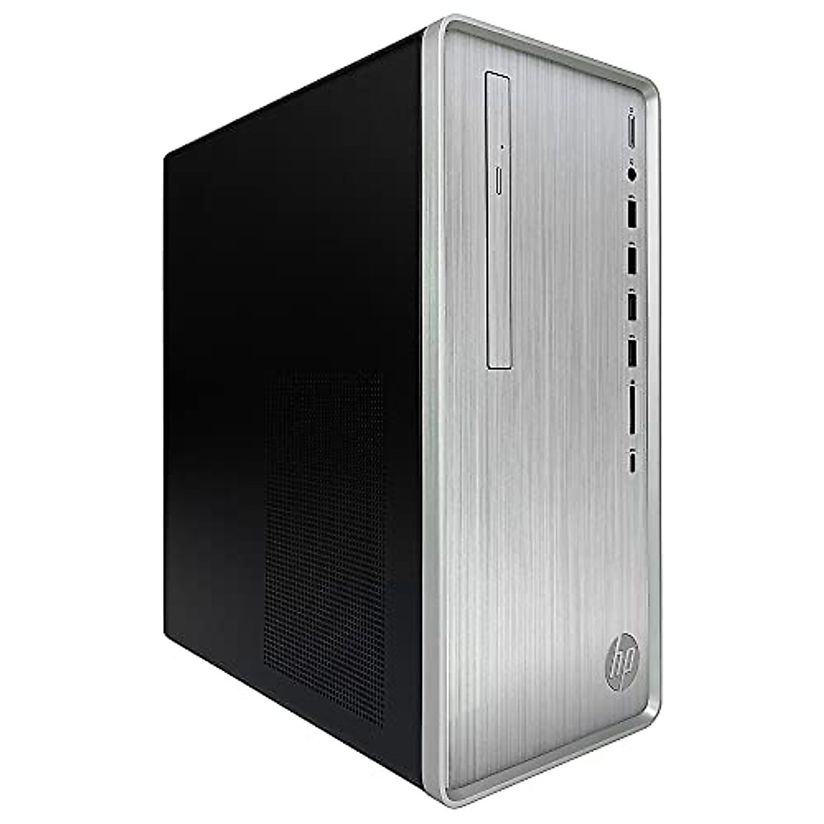 HP Pavilion TP01 Tower Desktop Computer - AMD Ryzen 5 5600G 6-Core up to 4.40 GHz Processor, 16GB DDR4 RAM, 256GB SSD, AMD Radeon Graphics, DVD-Writer, Windows 11 Home