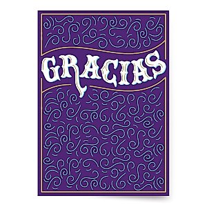 Designer Greetings Pensamientos Especiales, Spanish Thank You Cards, “GRACIAS” Purple Pattern (6 Cards and Envelopes) – Perfect for Any Occasion
