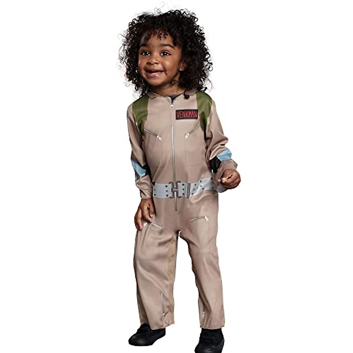 Party City Ghostbusters Halloween Costume for Babies, 12-24M, Includes Printed Jumper with Leg Snaps, Multicolor