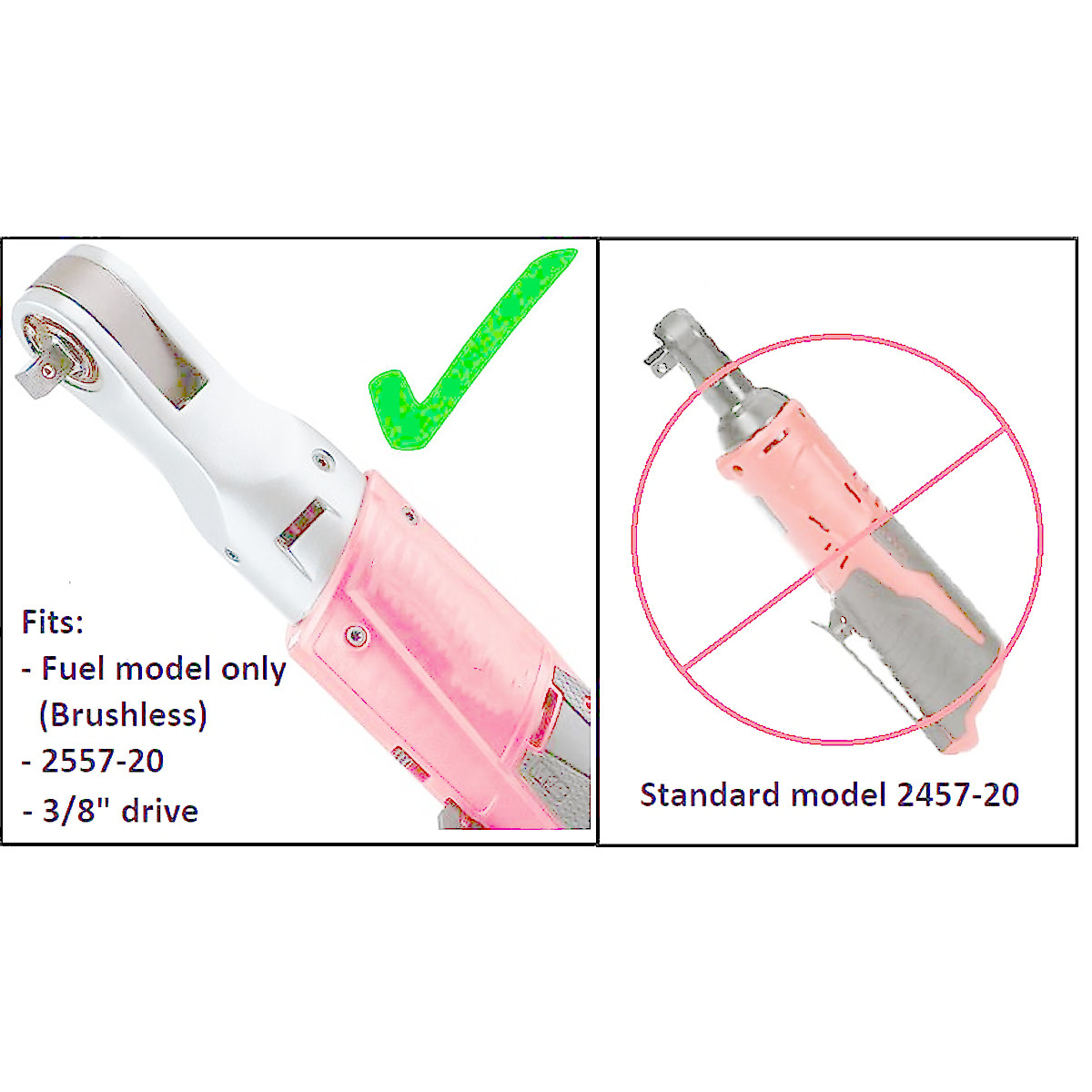 42-06-2557 for Milwaukee 3/8" M12 Fuel Ratchet Head Anvil Service Kit 2557-20