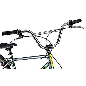 Schwinn Predator Team 24 Freestyle BMX Bike, Throwback 1983 Design, Single-Speed Drivetrain, Hi-Ten Steel Frame, Rattrap Pedals, Front and Rear Caliper Brakes, 24-Inch Gum Wall Tires, Chrome