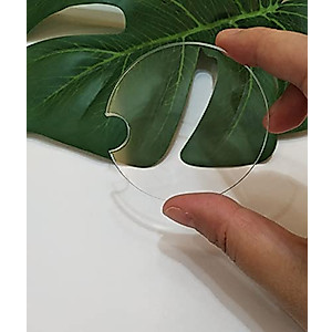 Set of 10 DIY Car Coaster Acrylic Blanks, Tumbler Topper Acrylic Blanks for DIY Coaster Car Kitchen Living Room Office (Clear)