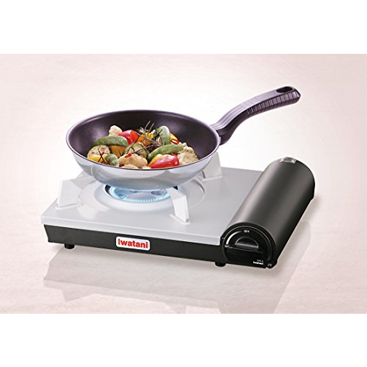 Iwatani America EPR Cassette Feu-EcoPremium Portable Butane Stove Cooktop, Black