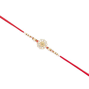 Rakhi for Brother - Lord Ganesha Design, Beautiful Rakhi Bracelet for Brother, Perfect for Brother, Father, Bhabhi, Bhaiya, Celebrate with Love | 1 Rakhi