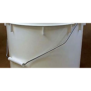 6 Gallon Premium Grade White Plastic Bucket 3 Pack
