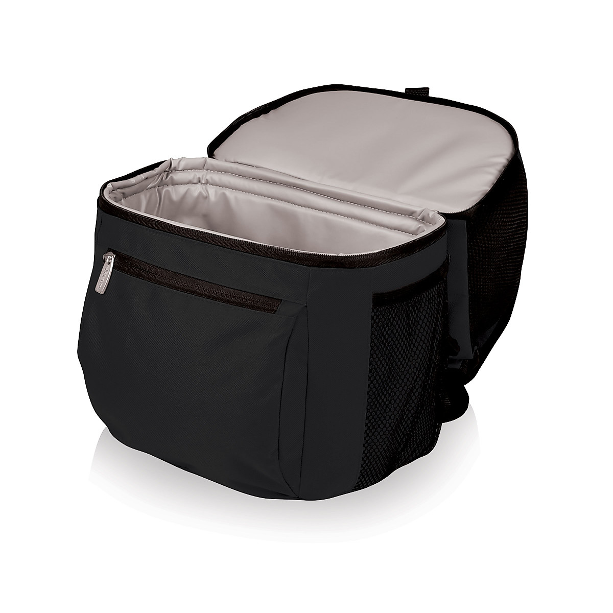 ONIVA - a Picnic Time brand Zuma Backpack Cooler, Soft Cooler Backpack, Lunch Cooler Black 16 x 11 x 3