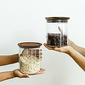 6 Pack Mason Jar Lids wide Mouth，Acacia Wood Ball Regular Mouth Lids，Reusable Mason Jar Lids With Food Grade Material Silicone Sealing Rings,Jar Wooden Storage Lids, regular, Brown…（86mm）