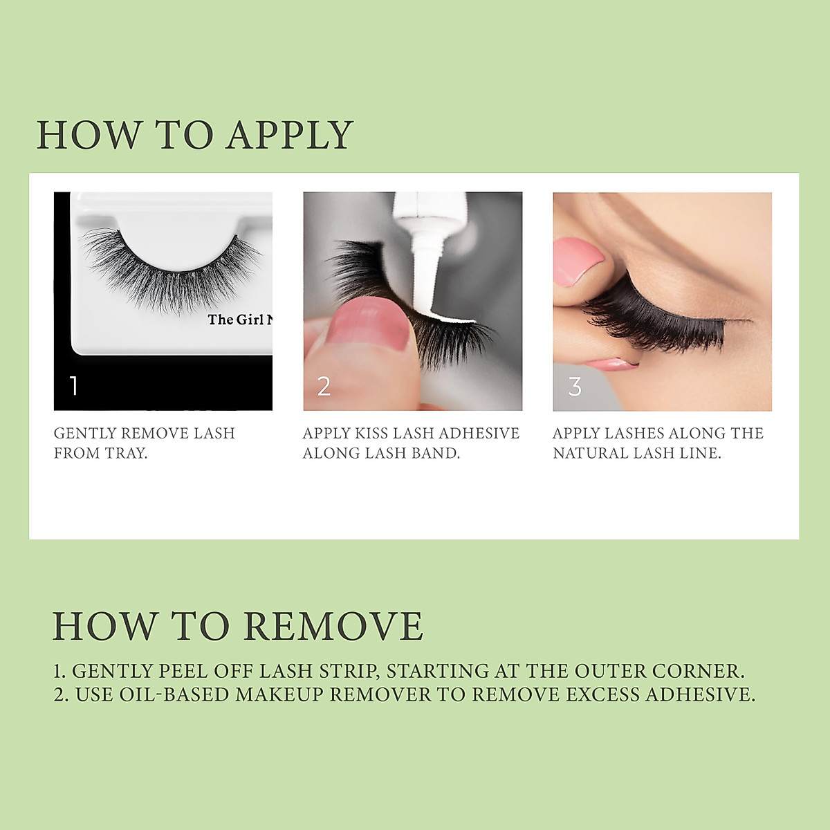 KISS Lash Couture The Muses Collection False Eyelashes, Duchess', 16 mm, Handmade, Refined Faux Silk, Contact Lens Friendly, Easy to Apply, Includes 1 Pair Reusable Strip Lashes