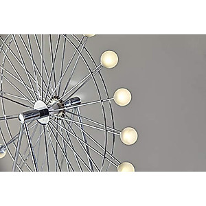 Adesso Home 2120-22 Transitional LED Table Lamp from Coney Collection in Chrome Finish, 5.25 inches, Large, Bronze