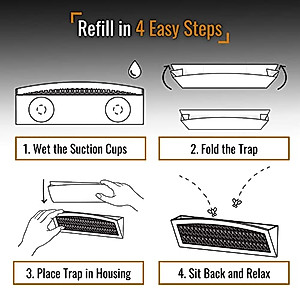 Dr. Killigan's The Fly Inn Replacements - Replacement Traps for The Fly Inn (6 Insert Refills)