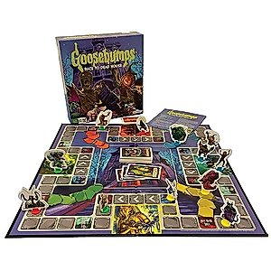Goosebumps Race to Dead House - The Game of Werewolves, Blobs and Vampire Poodles - for 2 to 4 Players Ages 7 and up