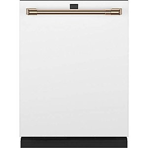 Cafe CDT875P4NW2 Smart Top Control Tall Tub Dishwasher in Matte White with Stainless Steel Tub, Fingerprint Resistant, 39 dBA