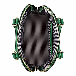 Zip-Around Classic Dome Satchel (Kelly Green)