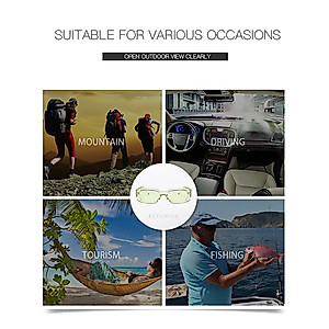 ZYApril Small Retro Square Sunglasses Women - UV 400 Vintage Rectangle driving, walking, traveling Glasses (off-white, 50)