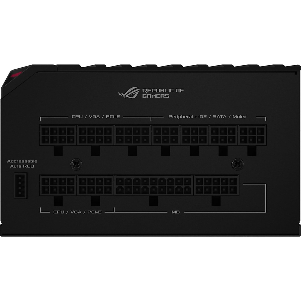 ASUS ROG Thor 850 Certified 850W Fully-Modular RGB Power Supply with LiveDash OLED Panel