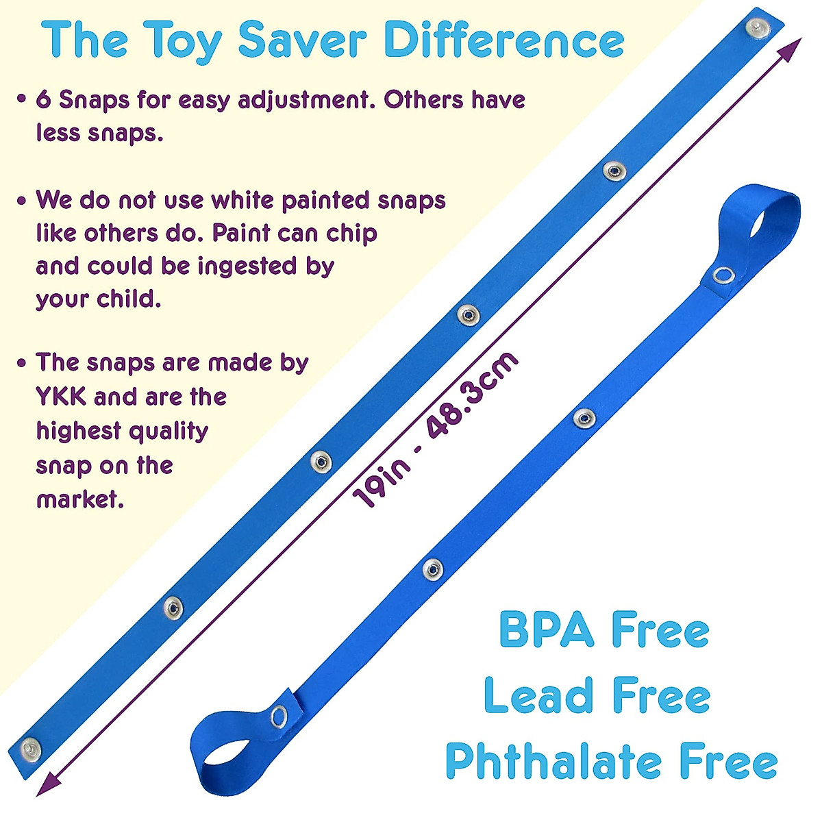 PBnJ Baby Toy Saver Strap Holder Leash Secure Accessories Heart/Dot/Pink/Lavender - 4pc