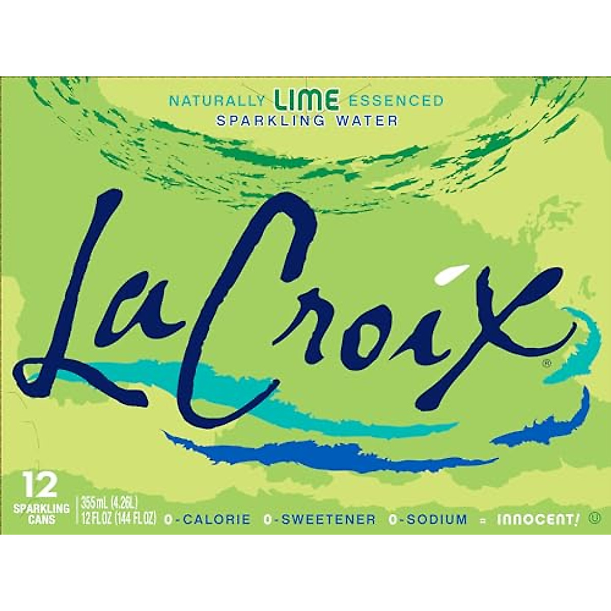 LaCroix Sparkling Water, Lime, 12 Fl Oz (pack of 12)