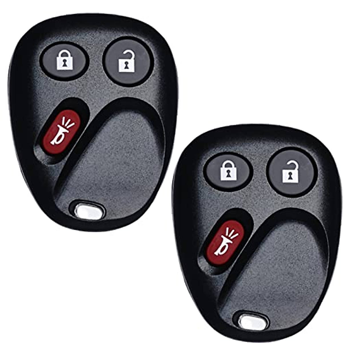Key Fob Replacement Fits for Chevy Silverado 1500 2500 HD 2003 2004 2005 2006 Avalanche Equinox SSR Suburban Tahoe GMC Sierra Yukon XL Hummer H2 Cadillac Escalade Keyless Entry Remote Control LHJ011