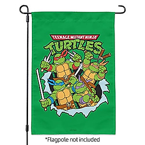 Teenage Mutant Ninja Turtles Group Retro Garden Yard Flag
