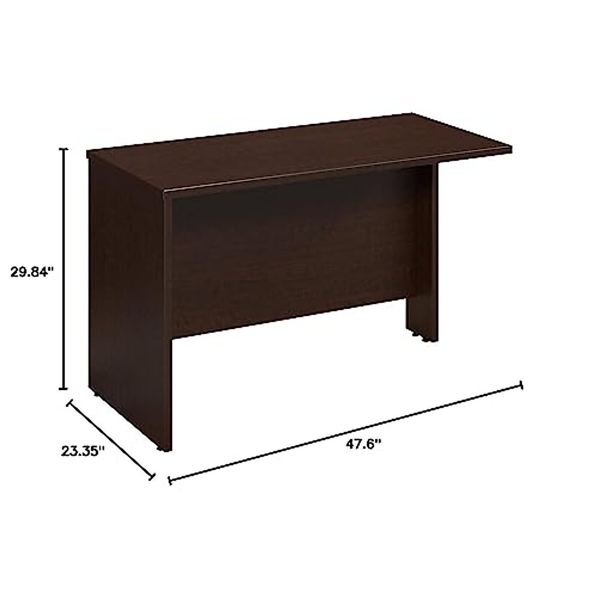 Bush Business Furniture Series C Bridge/Return, Mocha Cherry
