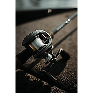 13 FISHING - Inception Slide Baitcast Reel - 8.1:1 Gear Ratio - Left Hand Retrieve (Fresh+Salt) - INSLD2-8.1-LH, Gray