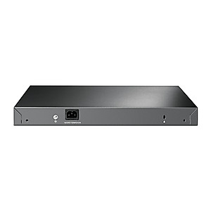 TP-Link 24 Port Gigabit PoE Switch; 24 PoE+ Ports @384W, w/4 SFP slots; L2 Managed; Limited Lifetime Protection; Support L2/L3/L4 QoS, IGMP and LAG; IPv6 and Static Routing (T2600G-28MPS)