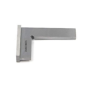 T Tulead Woodworking Square Machinist Square Precosion Machinist Square Engineer Square Steel Carpenter Square 75x50mm/2.95"x2",Including Seat
