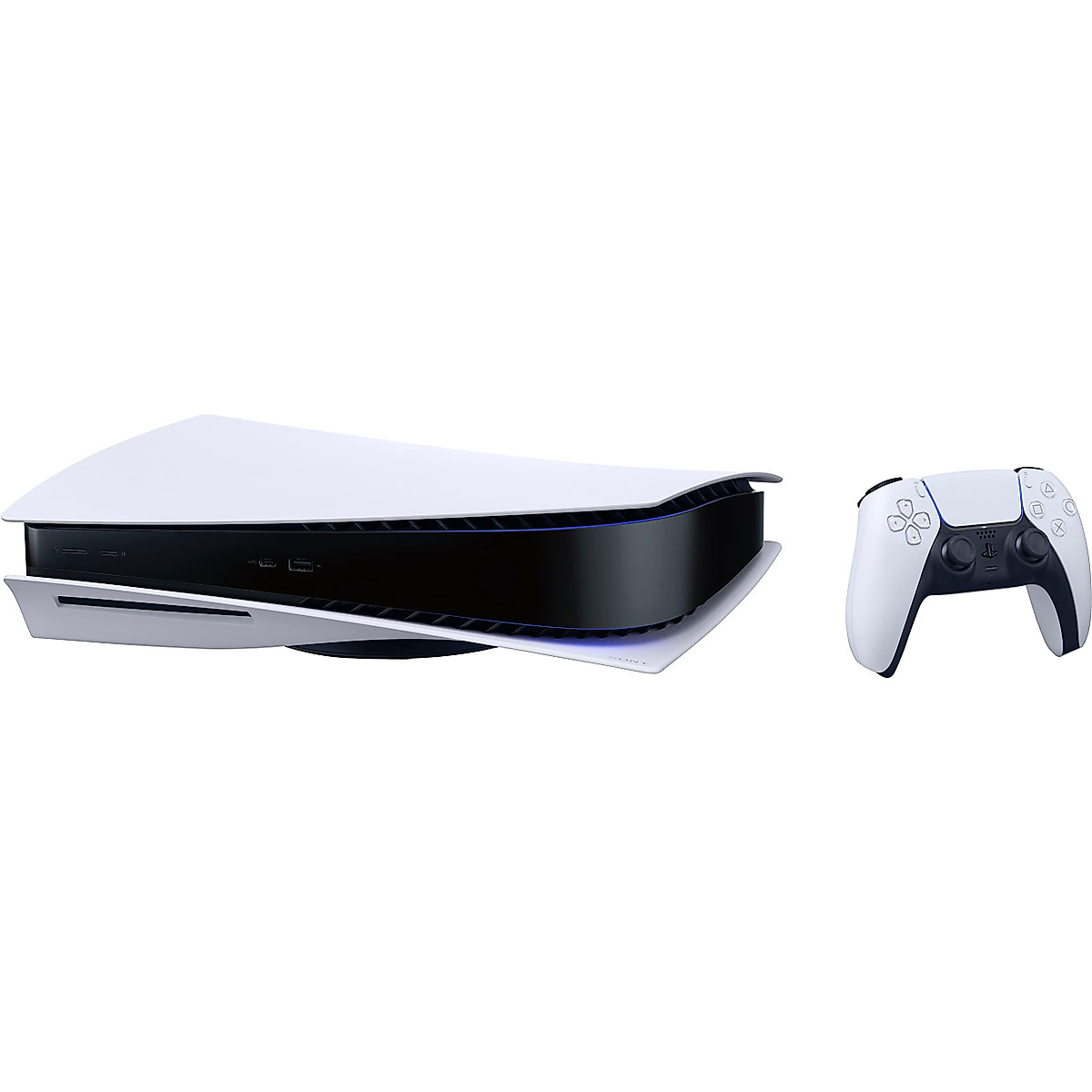 Play-Station 5 PS-5 Disc Version Gaming Console God of War Ragnarok Bundle with 4K UHD Blu-ray Player + 1 Controller - up to 120fps for Compatible Games, Support for 120Hz Output on 4K Displays