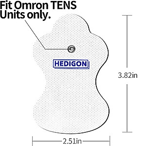 Durable (20PCS) Compatible with Omron TENS Unit Replacement Pads Reusable Pads 10 Pairs Brand: HEDIGON