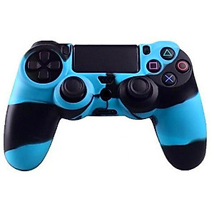 Silicone PS4 Controller Skin, 4 Pack Camouflage Protective Cover for Sony Playstation 4 PS4/PS4 Slim/PS4 Pro Controller (4 Pack)
