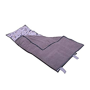 Bacati Woodlands Grey/Beige Neutral Cotton Nap Mat, Beige/Grey