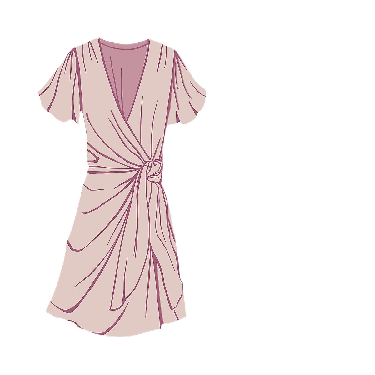 MEROKEETY Women's Fall Long Sleeve Crew Neck Smocked High Waist A Line Swing Mini Dress, Beige, M