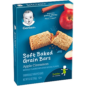 Gerber Graduates Cereal Bar, Apple Cinnamon, 5.5 oz