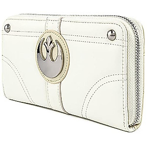 Loungefly Star Wars Princess Leia Hoth Cosplay Zip Around Wallet, Ivory, One Size
