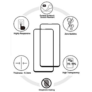 EasyLifeGo for Huawei Y9s / Huawei P Smart Pro 2019 / Honor 9X Pro Kickstand Case with Screen Protector Tempered Glass [2 Pieces], Hybrid Heavy Duty Armor Dual Layer Anti-Scratch Case Cover, Black