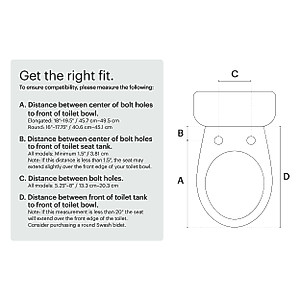 Brondell Swash Electronic Bidet Toilet Seat LE89, Fits Round Toilets, White – Side Arm Control, Warm Air Dryer, Strong Wash Mode, Stainless-Steel Nozzle, Nightlight and Easy Installation