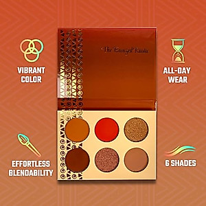 Juvia's Place Golden&Rustic - Shades of 6, Eyeshadow Palette, Professional Eye Makeup, Pigmented Eyeshadow Palette, Makeup Palette for Eye Color & Shine