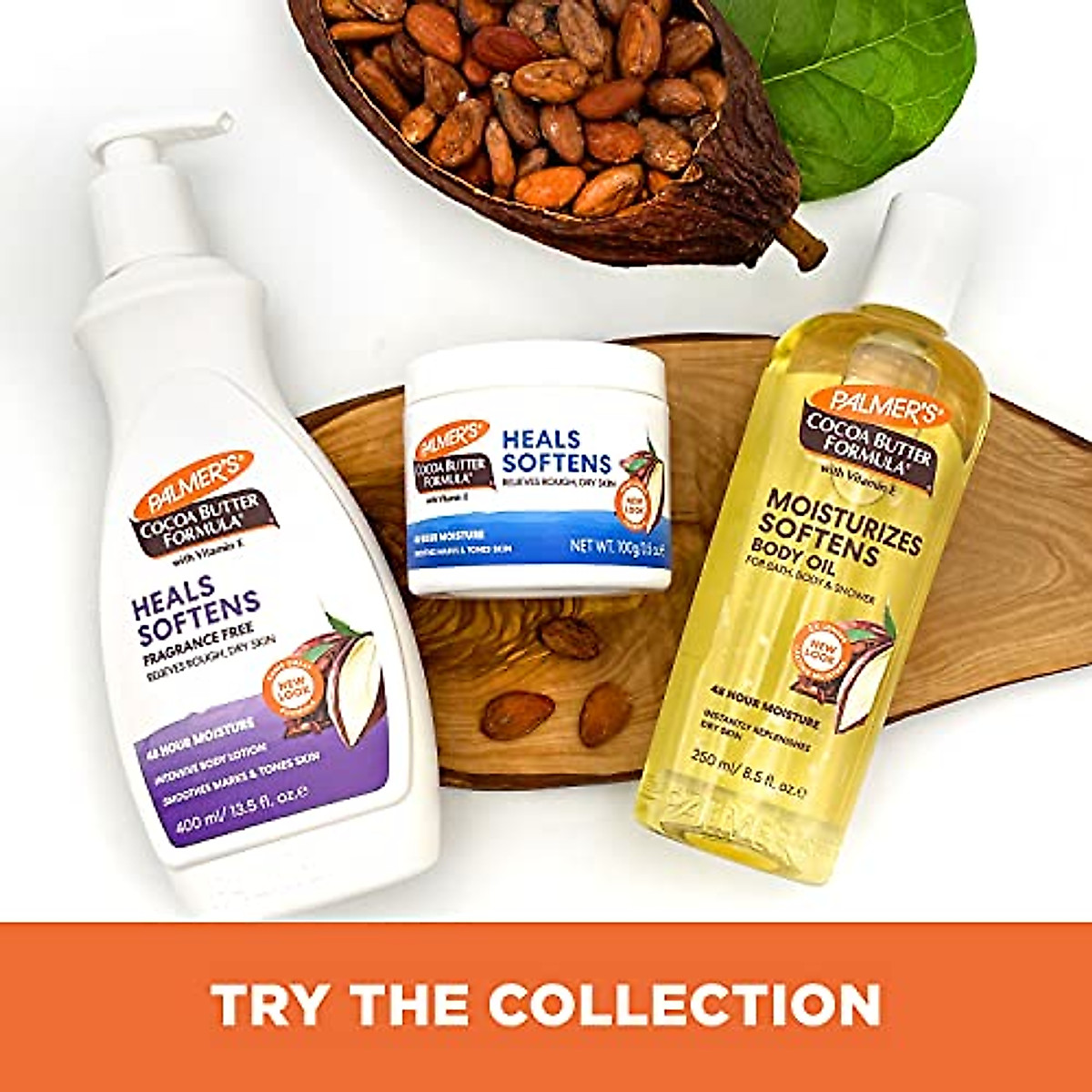 Palmer's Cocoa Butter Formula Fragrance Free Lotion Pump Bottle, 13.5 Fl.oz (Pack of 3)