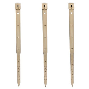 24-inch DEEP DRIP Tree Watering Stake (3 Pack) (Tan) | UV-Protected ABS Plastic Deep Root Irrigation Spike for Trees, Fruit Trees, Flowering Trees, Nut Trees