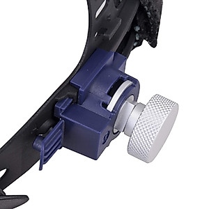 3mirrors Welding Hood (Pipeliner) Helmet Fasteners Headgear Replacement Parts Accessories Screws Flip Hood Aluminum - 1 Pair (Knurled)