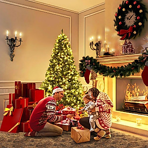 Novtech LED Christmas Lights, 164FT 500LED Diamond Shape Xmas Tree Lights, Waterproof Twinkle Fairy Lights Indoor Outdoor, 8Modes Plug in Xmas String Lights for Christmas Tree Home Garden, Warm White